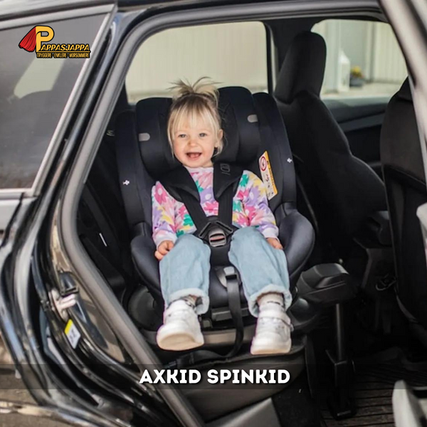 Bilstol | 0-4 år | 18kg | ISOfix | Axkid Spinkid – PAPPASJAPPA