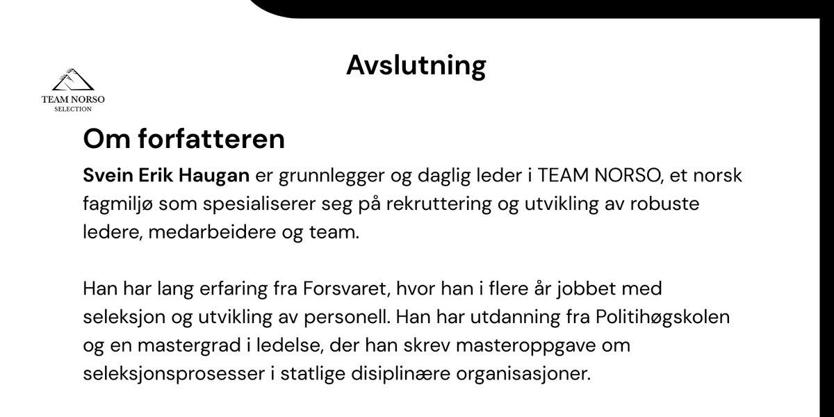 Intervjuhåndboka – Bli trygg og forberedt til jobbintervju TEAM NORSO – PAPPASJAPPA