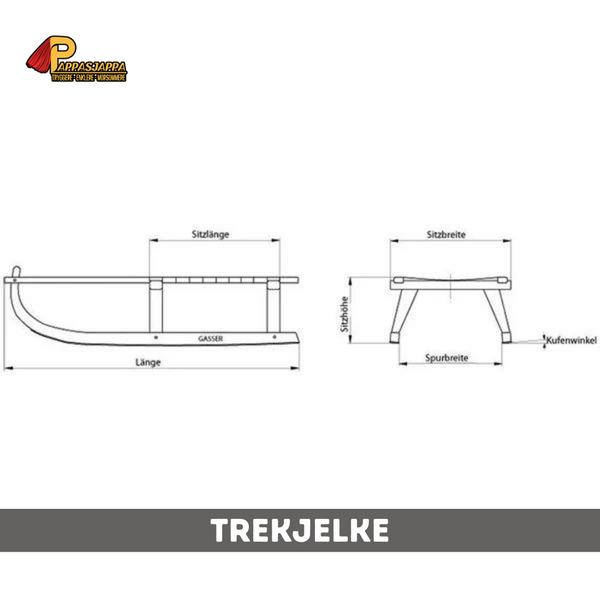 Kjelke i tre | Touring | To-seter – PAPPASJAPPA